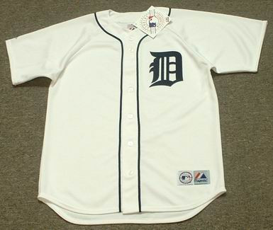 LOU WHITAKER Detroit Tigers 1984 Majestic Throwback Home Baseball ...