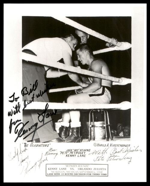 Kenny Lane Autographed 8x10 Photo "To Bill" SKU #186946 - Mill Creek Sports