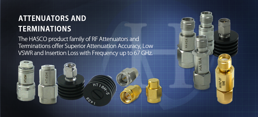 RF Cable Assemblies | RF Termination | RF Attenuators | HASCO Components