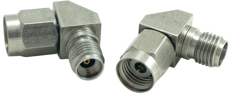 24P-29J-MF-RA - 2.4mm Male to 2.92mm Female Right Angle Adapter With ...