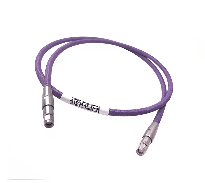 HLL283R-S1-S1-24 SMA Male to SMA Male Test Cable using HLL283R Flexible ...
