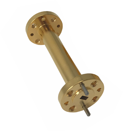 WR-15 Millimeter Waveguide Section, 2 Inch Length, V Band, 50 GHz to 75 ...