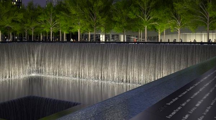 9/11 Memorial - Largest Man Made Fountains in the USA - Water Gallery LLC