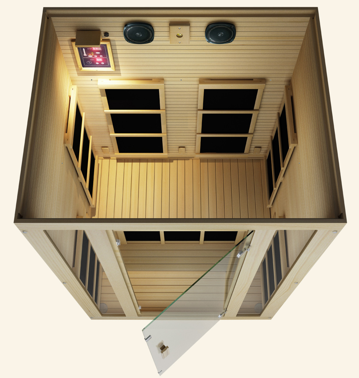 JNH Lifestyles Joyous 2 Person Far Infrared Sauna