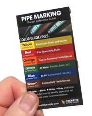 Pipe Marking Guide Poster | Reference Poster to OSHA Pip