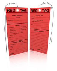 Red Tag Area Poster - great for all lean workplaces
