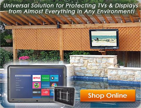 Weatherproof Outdoor TV Enclosure - The TV Shield