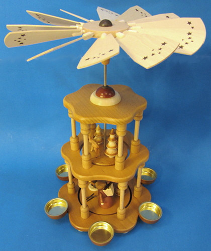 Three Level Forest Folk German Pyramid | ChristKindl-Markt