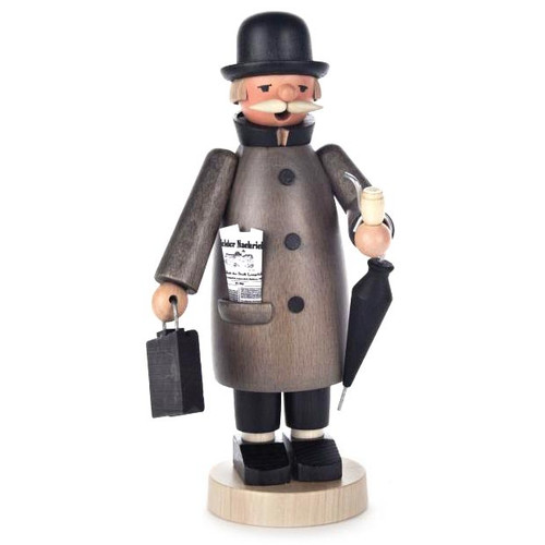 Businessman German Incense Smoker | ChristKindl-Markt German Gifts