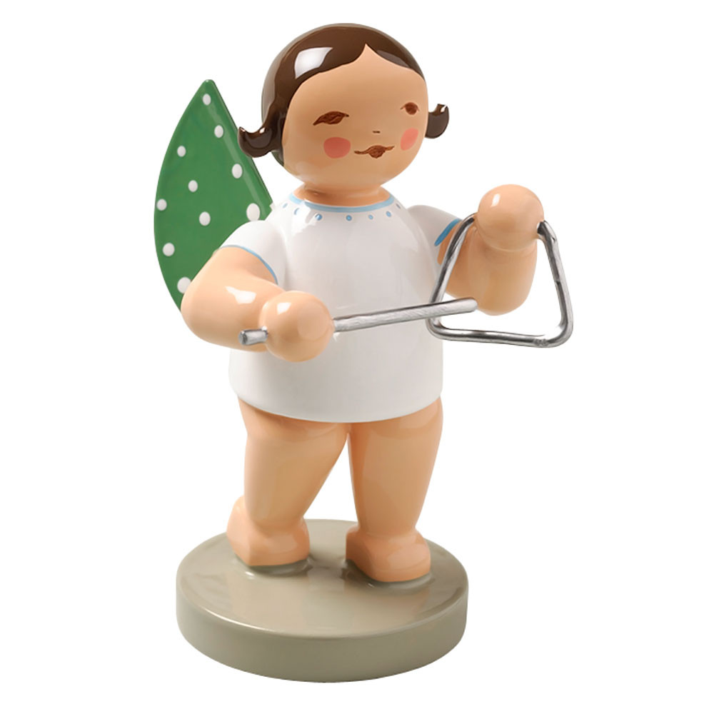 WENDT KÜHN - Brunette Angel Triangle Figurine | ChristKindl-Markt