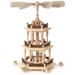 Large German Christmas Pyramids made in the Erzgebirge region of ...