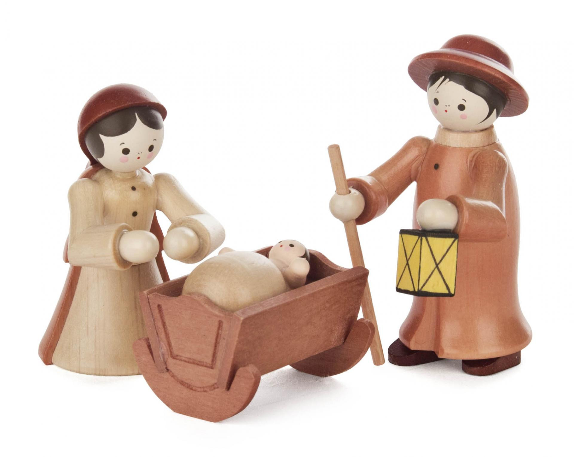 Wooden German Nativity Handmade Figurines - ChristKindl-Markt