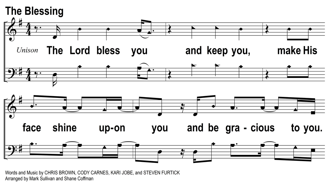 The Blessing (Song Slides) - fearless4You.com