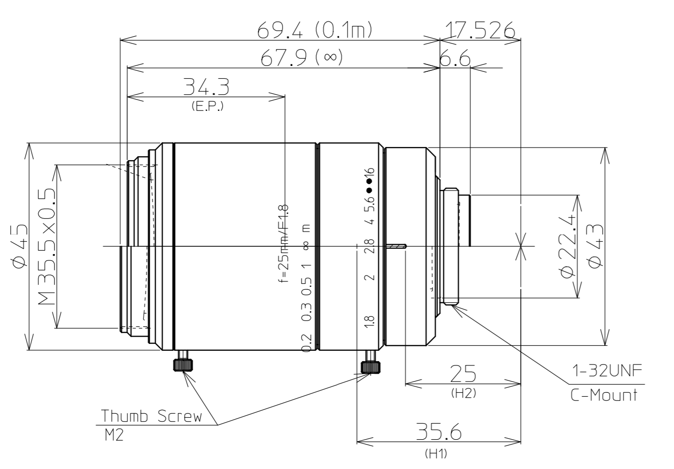 Kowa LM25FC24M | RMA Electronics, Inc.