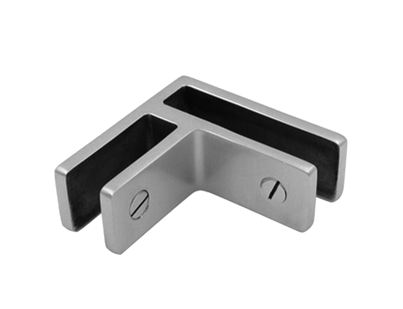 GC5GGBKT1315BS 90DEG GLASS TO GLASS BRACKET FOR 13.52 - 15.04 MM GLASS