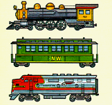 Train Stickers, Sticker Activity and Coloring Books