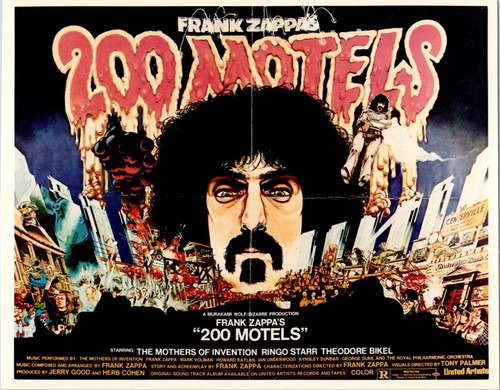 Frank Zappa's 200 Motels movie poster artwork vintage 8x10 photo - The ...