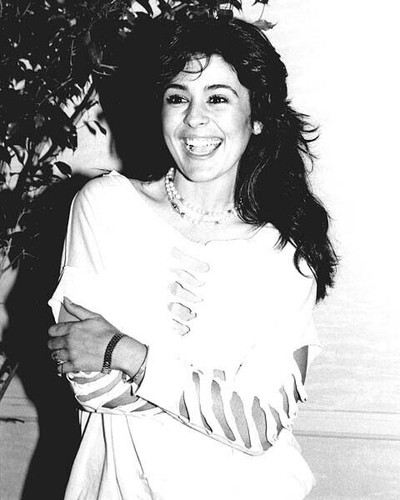 Maria Conchita Alonso smiling for the press at 1980's event 8x10 inch ...