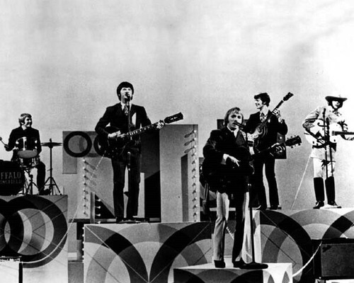 Buffalo Springfield 1960's era performing on TV show 8x10 inch photo ...