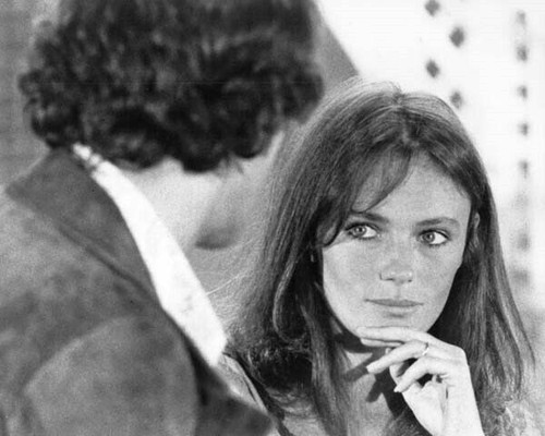 Day For Night 1973 Jacqueline Bisset glances at man 8x10 inch photo ...