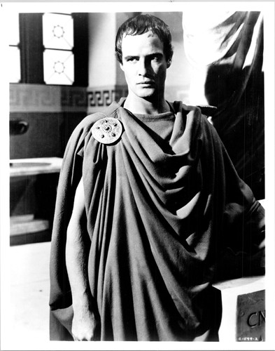 Marlon Brando as Mark Antonyfrom 1953 Julius Caesar 8x10 inch photo ...