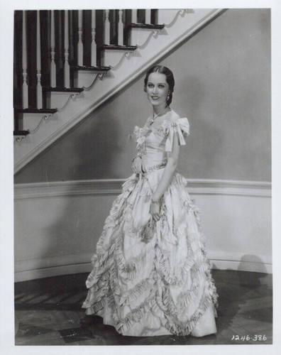 Fay Wray full body pose in ball gown by staircase 8x10 inch photo - The ...