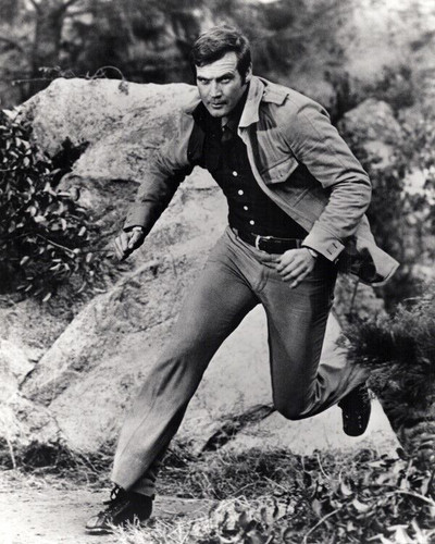 Lee Majors bionic man Steve Austin running Six Million Dollar Man 8x10 ...