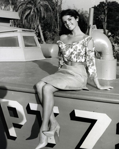 McHale's Navy 1964 TV series Lisa Seagram poses on PT-73 boat 8x10 inch ...