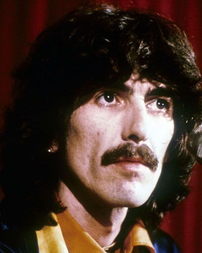 George Harrison early 1970's portrait 8x10 inch photo - The Movie Store