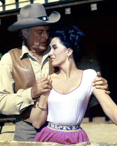 The High Chaparral TV series Leif Erickson Linda Cristal 8x10 inch ...