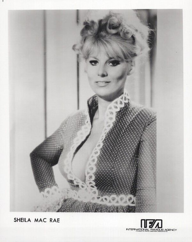 Sheila MacRae vintage 8x10 inch photo showing her cleavage 1970's era - The Movie Store
