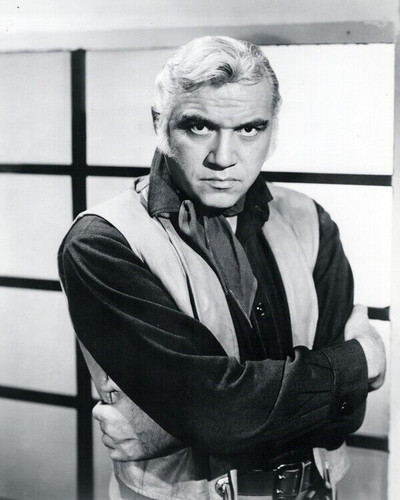 Lorne Greene classic pose as Ben Cartwright Bonanza western TV 8x10 ...