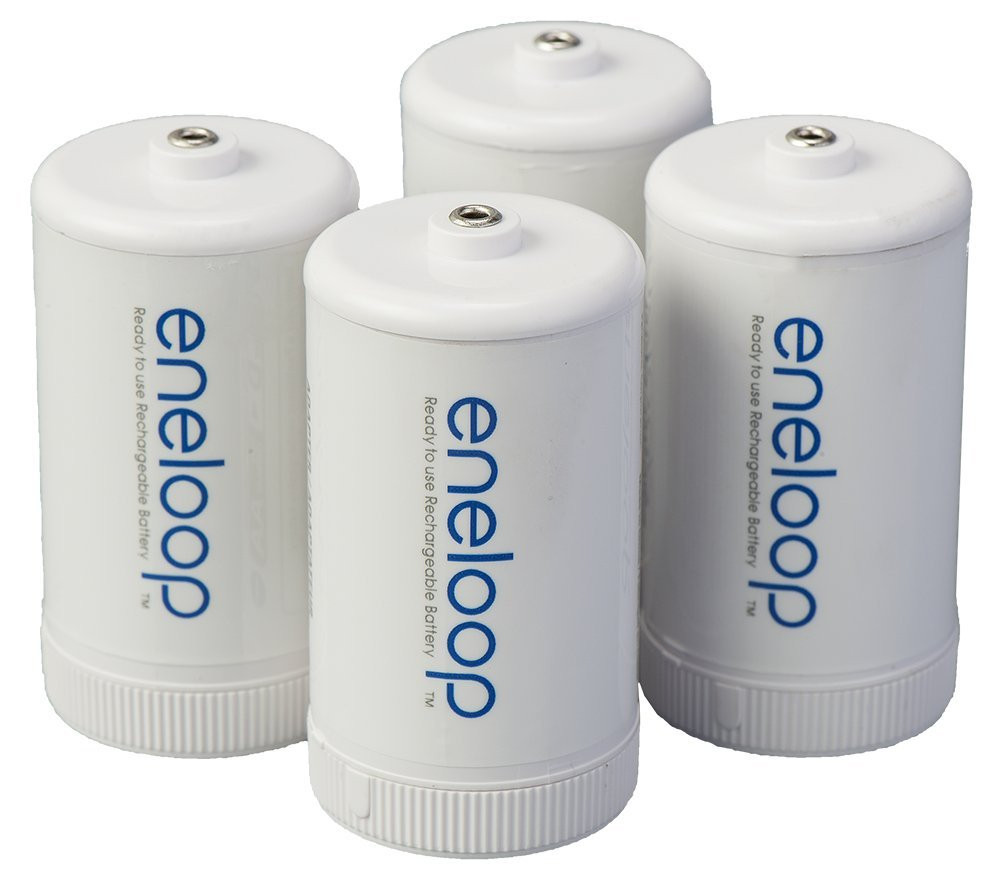 Panasonic Bq Bs1e4sa Eneloop D Size Spacers For Use With Ni Mh