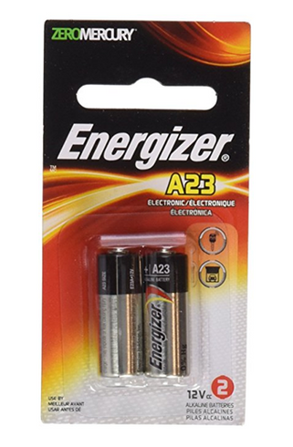 Energizer A23 Battery, 12 Volt, 12 Batteries (6 X 2 count Packages ...