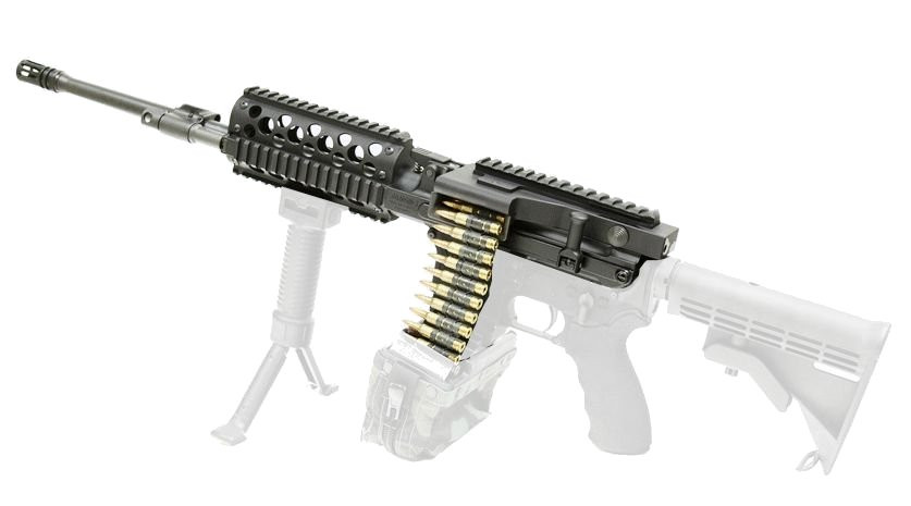 ARES-15 MCR Belt Fed AR15/M16/M4 Upper Receiver, 16.25" Heavy Barrel ...