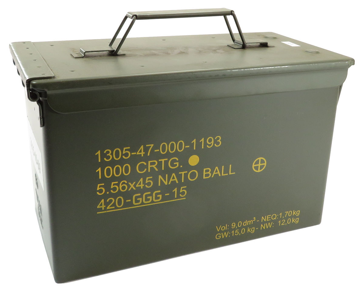 Rothco Ammo Box Rothco Used 50 Cal Ammo Can - M2A1 Military Style ...