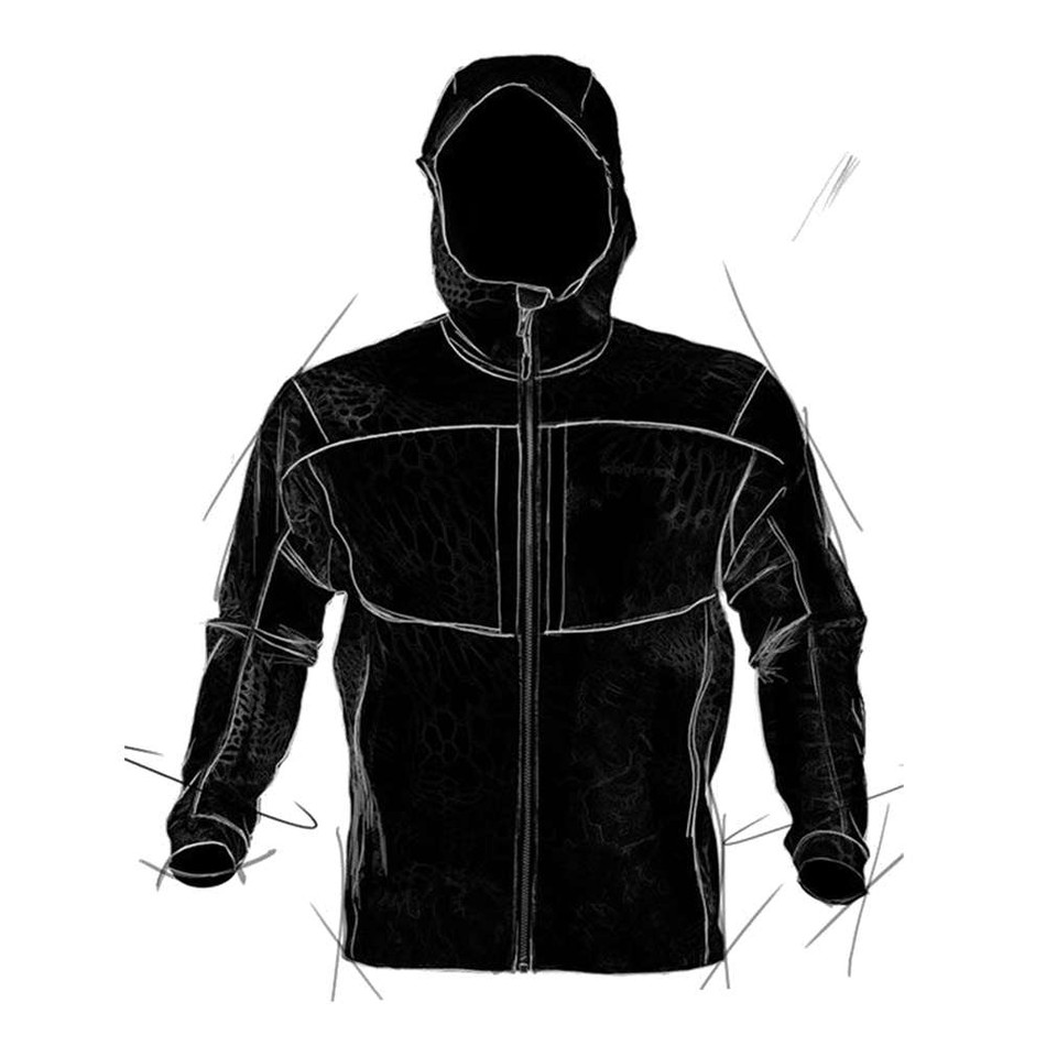 kryptek jacket black