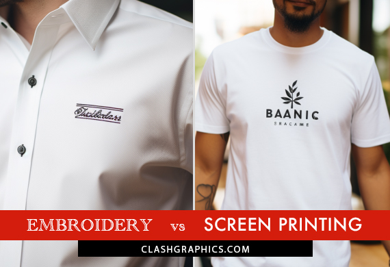 Embroidery vs Screen Printing: Which is the Best Choice? - Clash Graphics