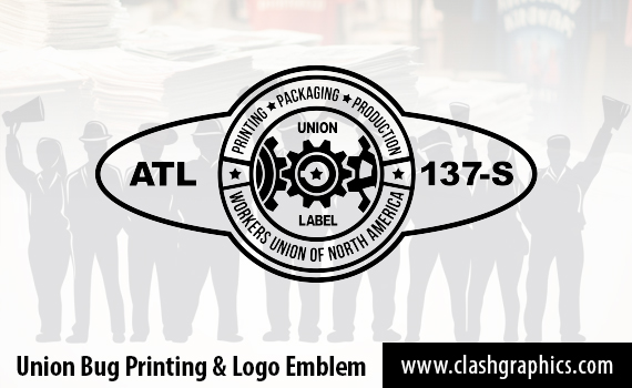 Union Bug Printing Logo - Clash Graphics