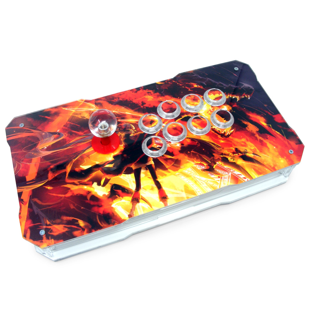 Artwork Print and Cut for BNB Fightsticks Allbutton Panel - Focus Attack