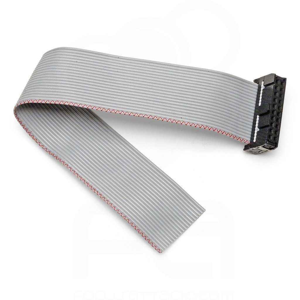 6 Inch Flat Ribbon Floppy Pvc Drive Cable With 20 Pin 2x10 Header