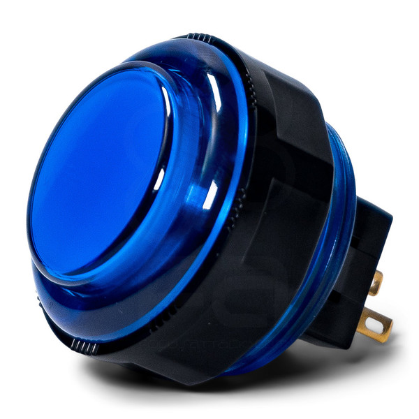 Seimitsu PS-14-KN 30mm Screw Button: Blue - Focus Attack