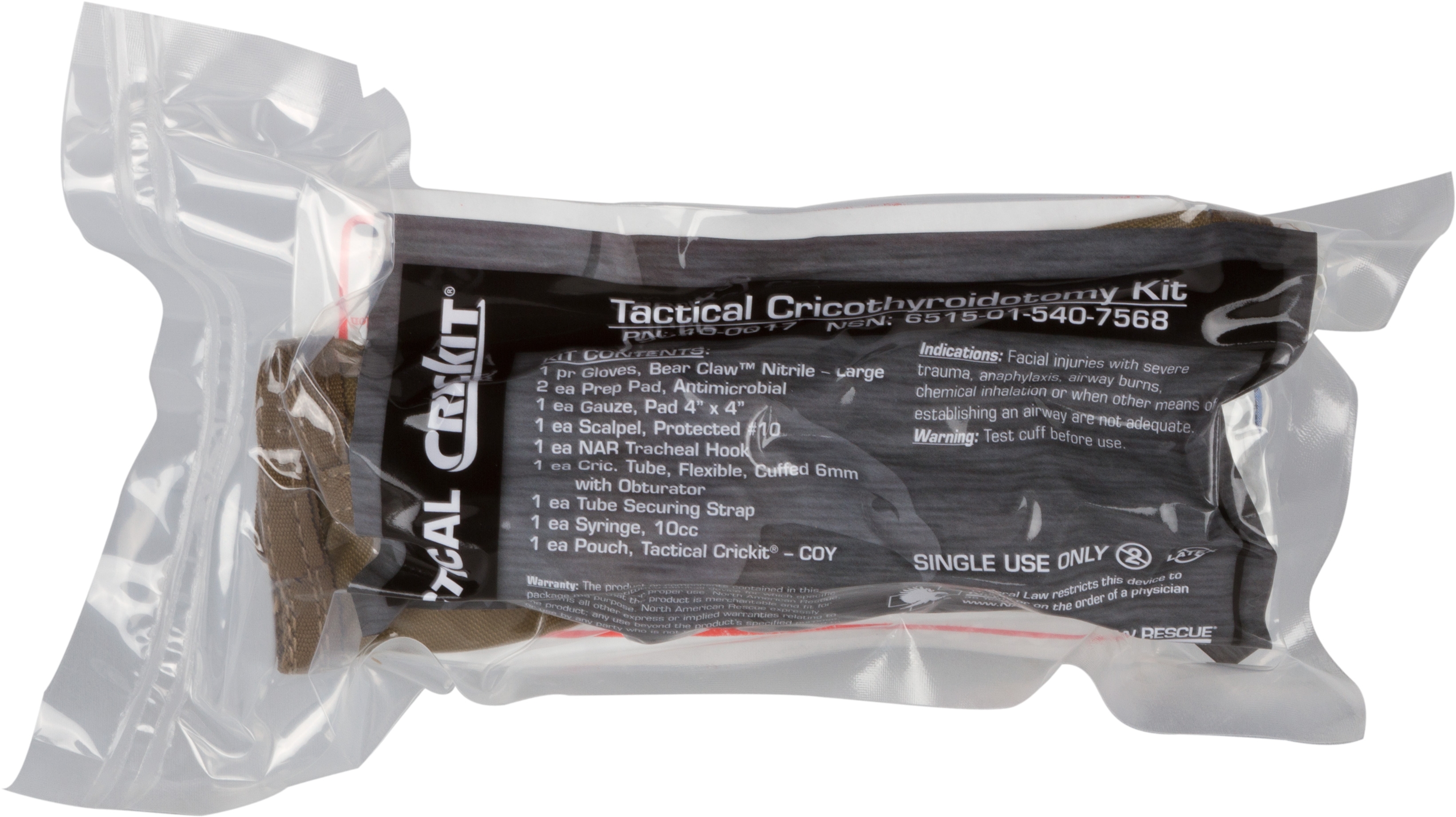 NAR Tactical Surgical Cricothyroidotomy Kit |Tactical CricKit