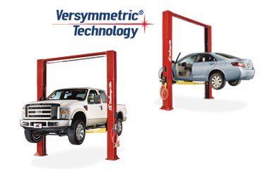 Challenger Lifts CL10V3-2 Versymmetric 10,000 lbs Two Post Car Lift