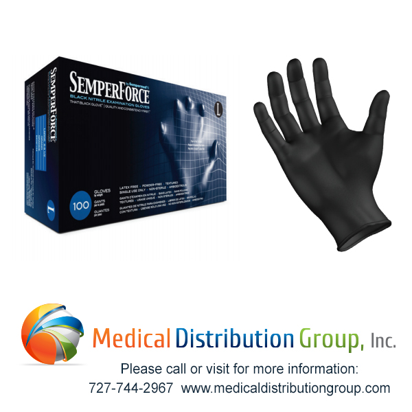 Semperforce Black Nitrile Gloves at Richard Bridges blog