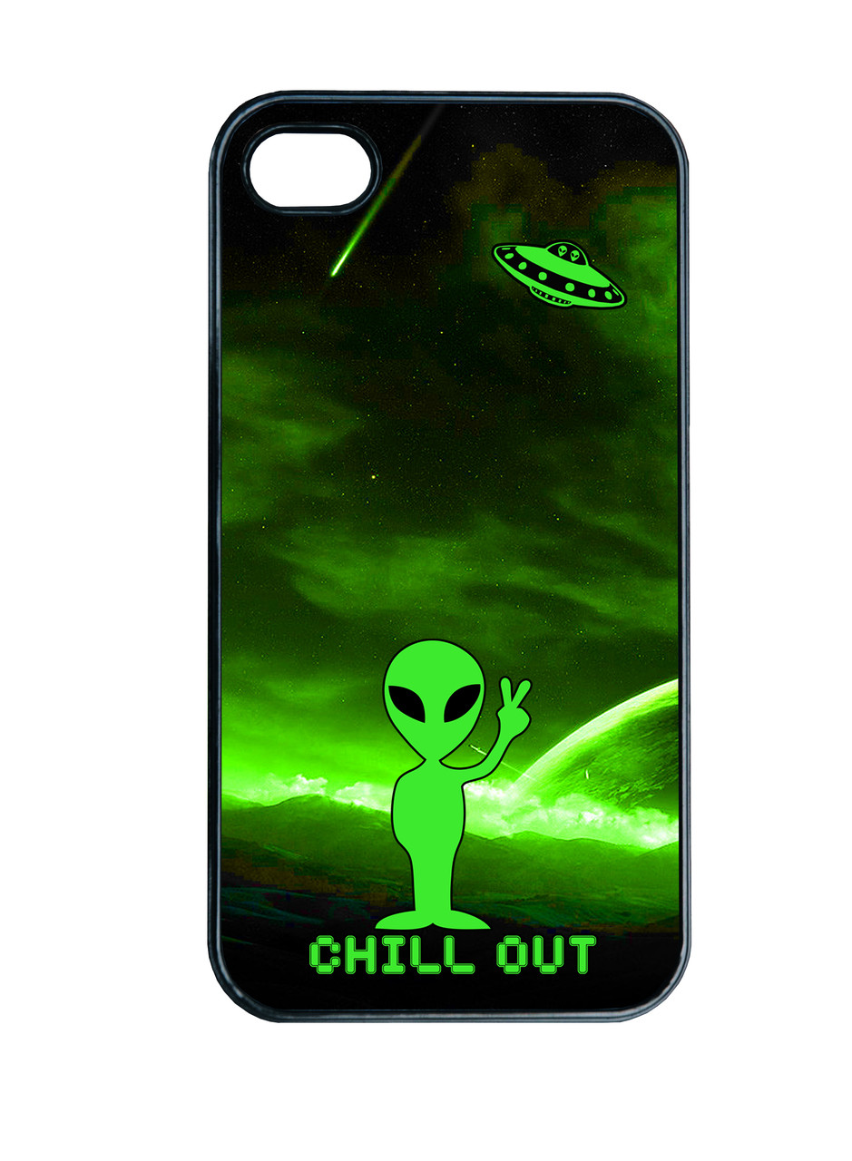 Alien Chill Out IPhone Case 4 5C 5S 6 6Plus