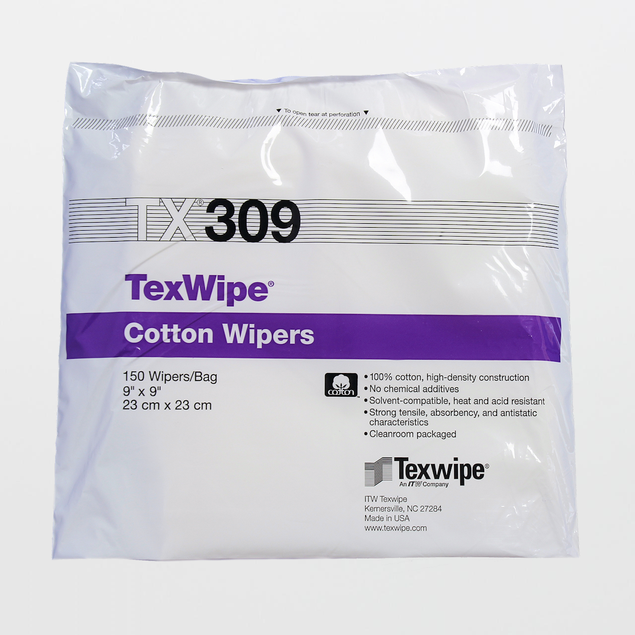Texwipe Cotton Cleanroom Disposable Wipe - Browse Our Online Store ...