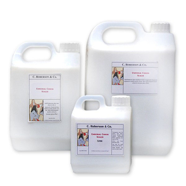 Roberson - Universal Canvas Sealer - Atlantis Art Materials Roberson - Universal Canvas Sealer - Atlantis Art Materials
