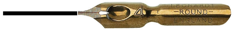 Leonardt - Round Hand Nib - 4 Point - Atlantis Art Materials