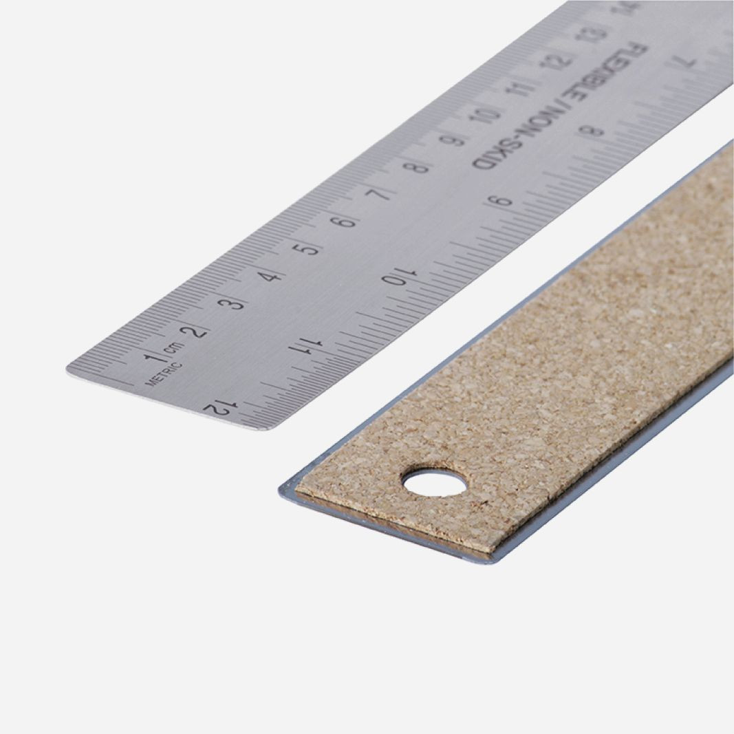 Flexible Stainless Steel Ruler (Non-slip) - 45cm - Atlantis Art Materials